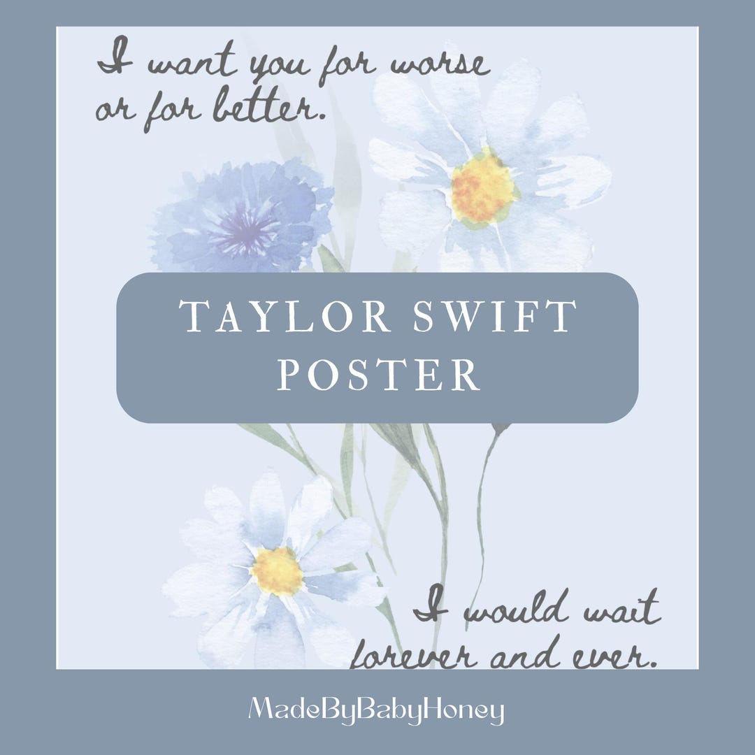 Taylor Swift Poster, Swiftie Digital PNG Poster, Reputation, Lover ...