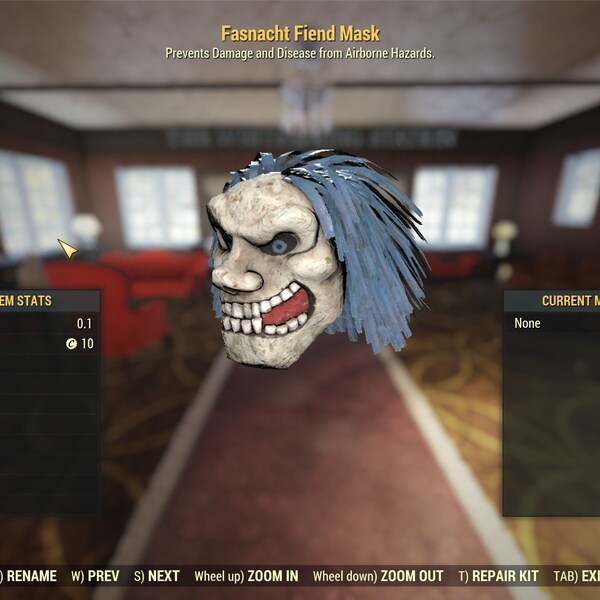 The Fiend Mask - Etsy