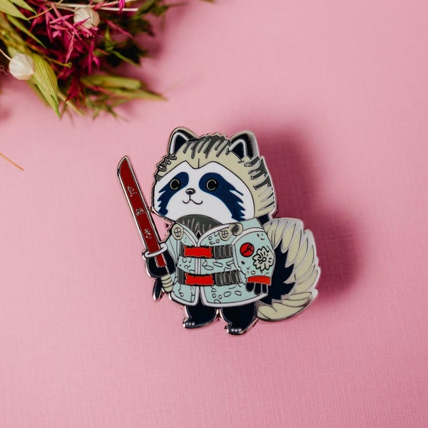 Raccoon Pin - Etsy
