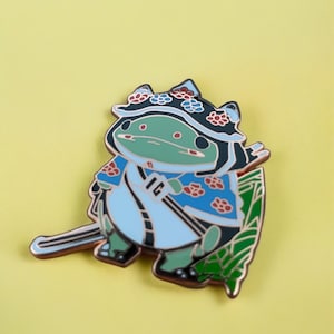 Toad Samurai Pin // Enamel Pin-toad Enamel Toad Samurai Enamel Pin-toad ...