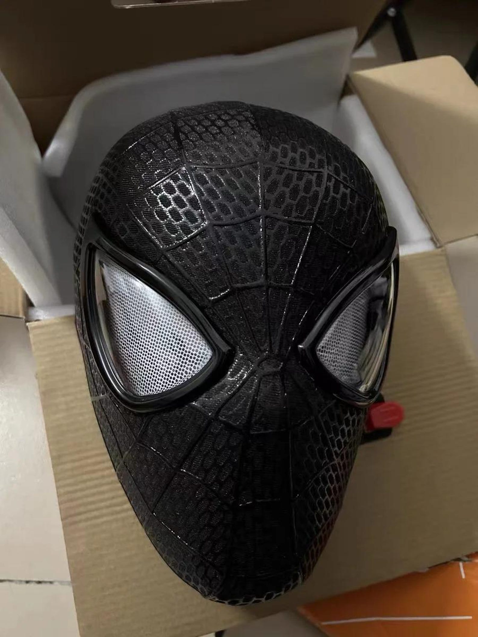 Custom Spider Visor, LED Eyes Moving Eyes Ring Controller - Etsy