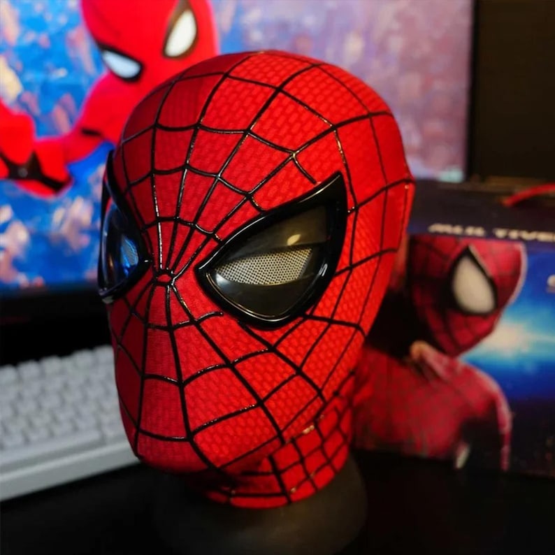 Custom Spider Visor, LED Eyes Moving Eyes Ring Controller - Etsy