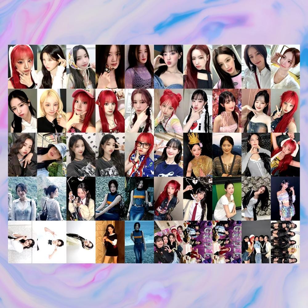 GIDLE Photocards 55 Pcs, Gidle Album, Gidle Merch, K-pop Photocards ...