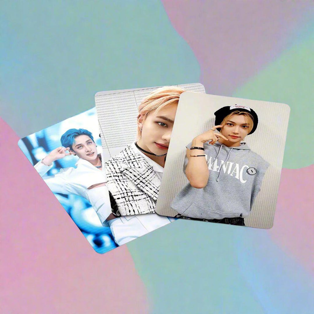 Stray Kids Photocards 55 Pcs, SKZ Maniac Photocards, Kpop Photocards ...