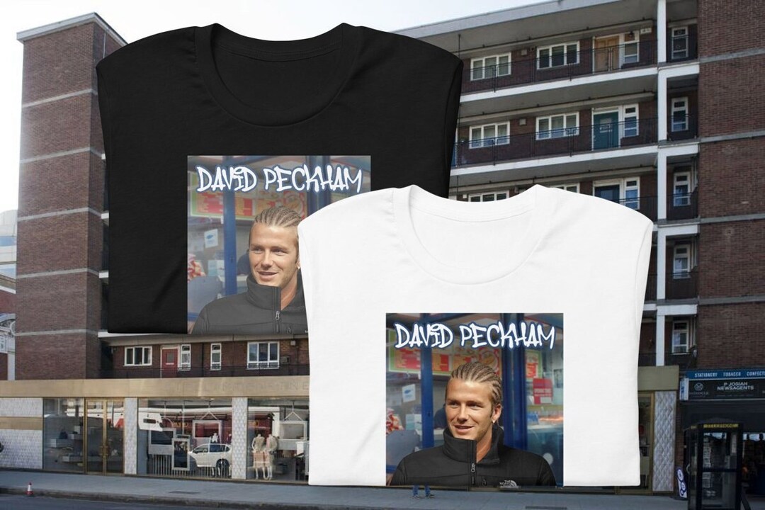 DAVID PECKHAM TEE - David Beckham X Peckham Parody T-shirt - Etsy