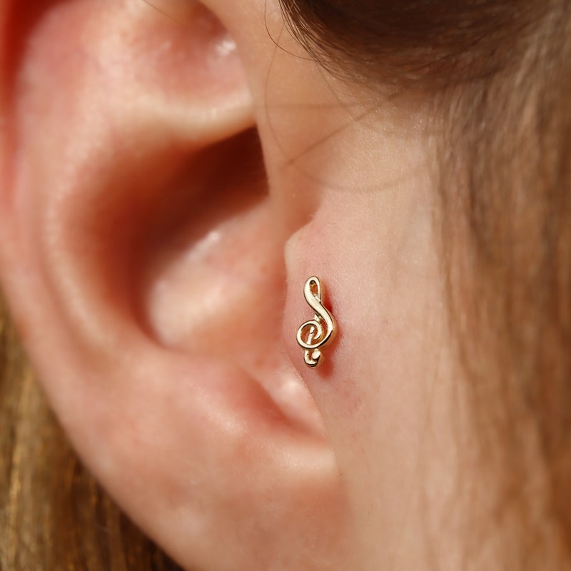 Tragus Piercing - Etsy