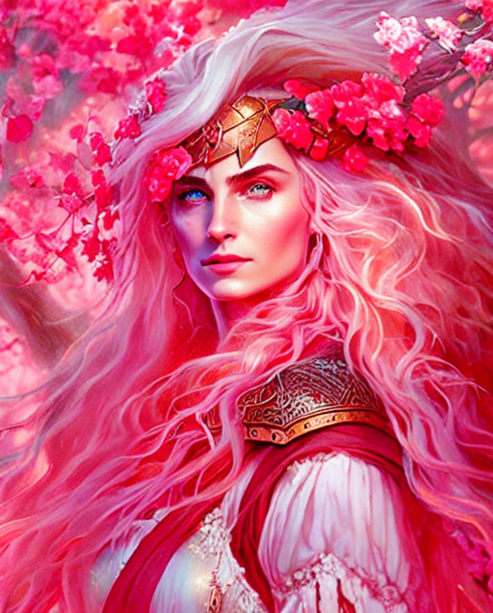 Phoebe - Warring Angel in Pink - Etsy