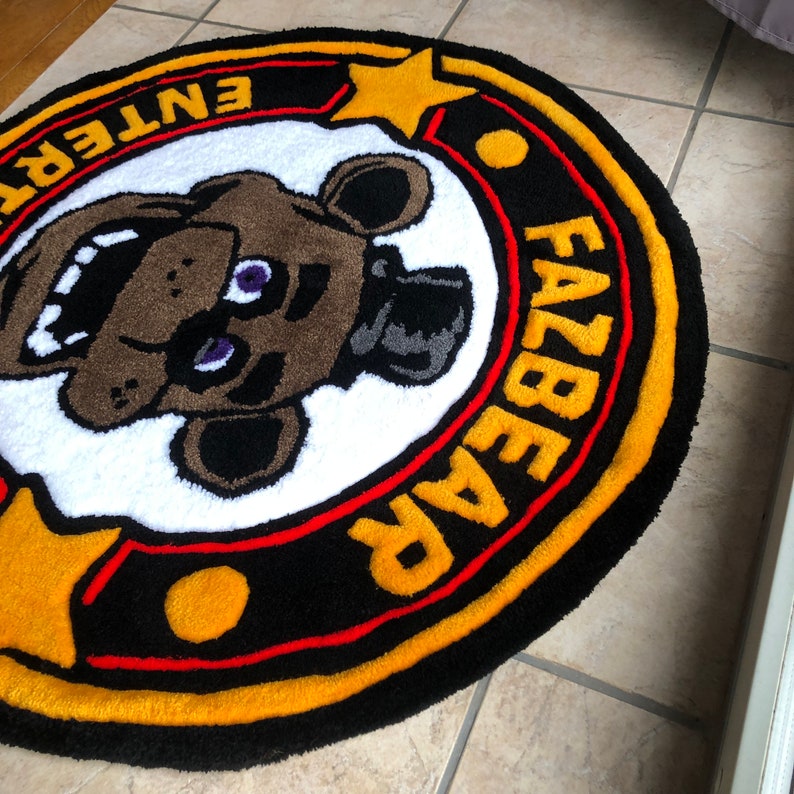FNAF Rug, Handmade Rug, Room Decor, Area Rug, Cartoon Rug, Gift for ...