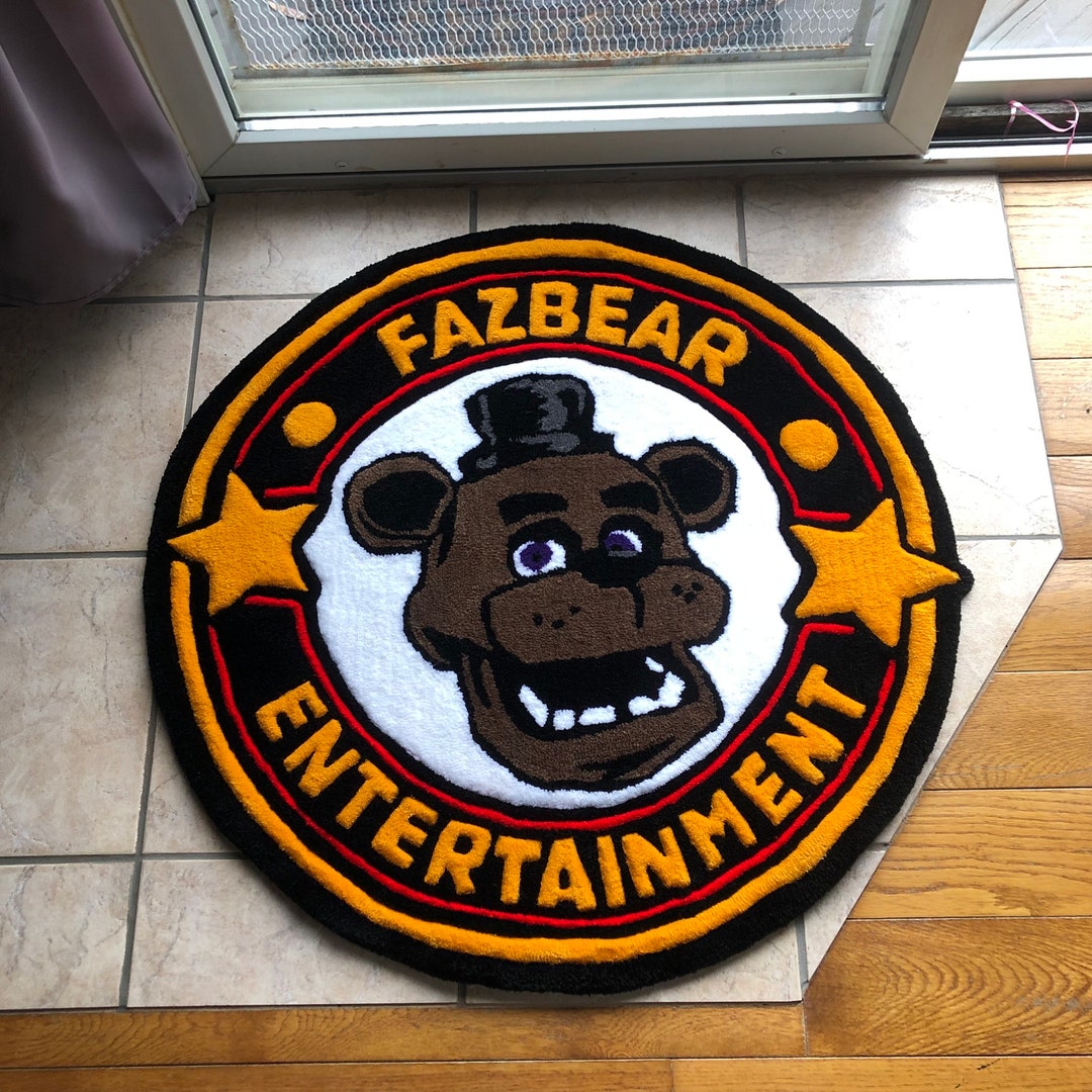 FNAF Rug, Handmade Rug, Room Decor, Area Rug, Cartoon Rug, Gift for ...