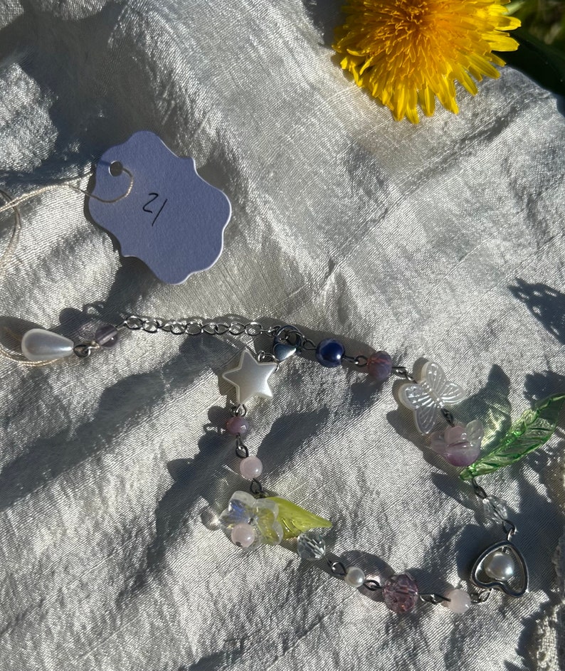 Fairycore Jewelry. Fairy Bracelet. Flower Fae Embodying Spring. One of ...