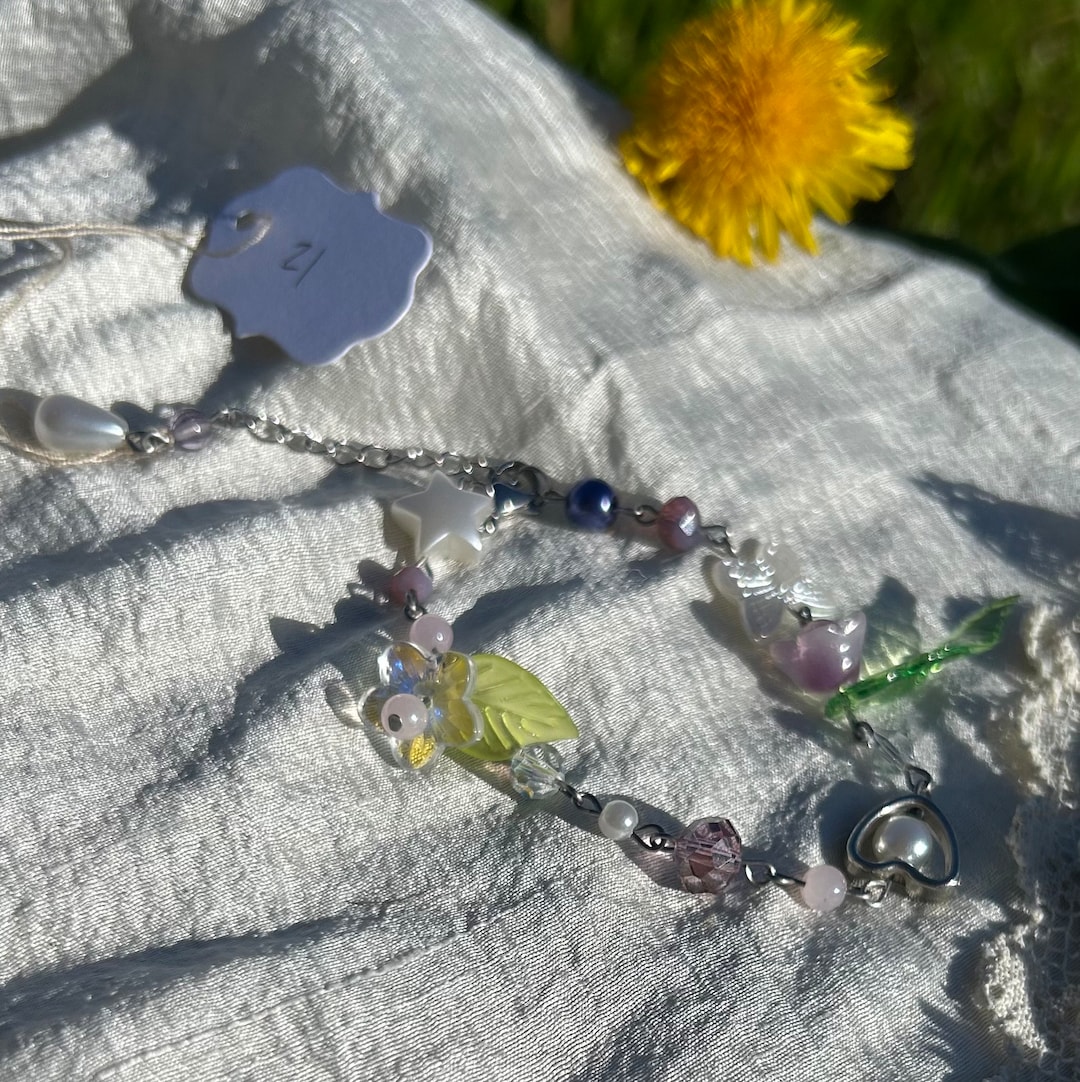 Fairycore Jewelry. Fairy Bracelet. Flower Fae Embodying Spring. One of ...