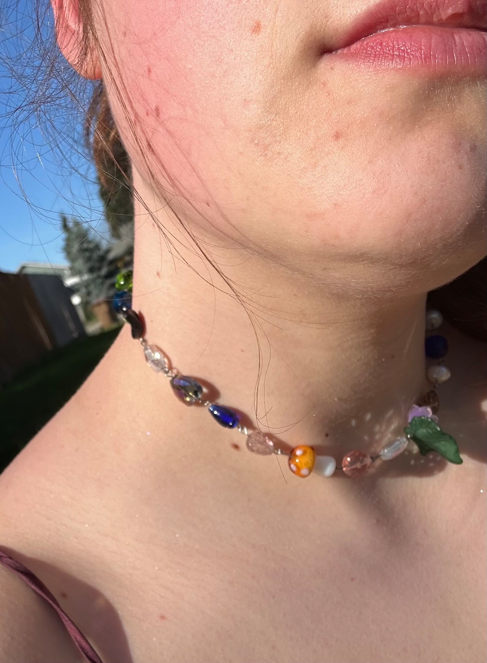 Fairycore Jewelry. Fairy Necklace. Flower Fae Embodying Spring. One of ...