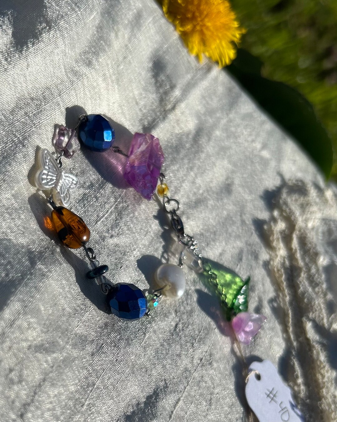 Fairycore Jewelry. Fairy Bracelet. Flower Fae Embodying Spring. One of ...