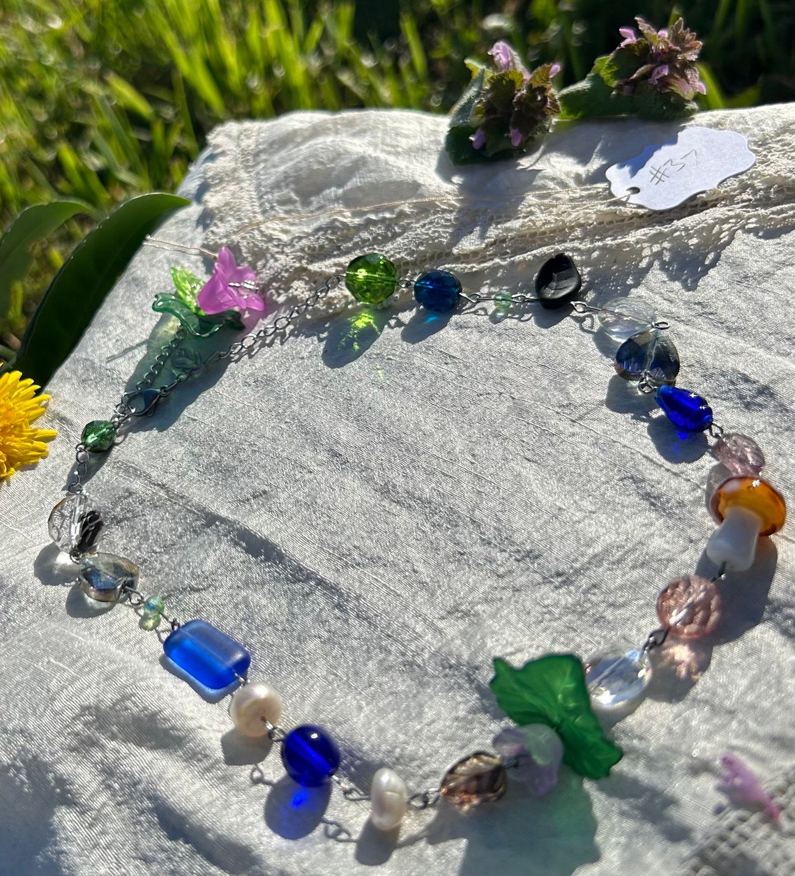 Fairycore Jewelry. Fairy Necklace. Flower Fae Embodying Spring. One of ...