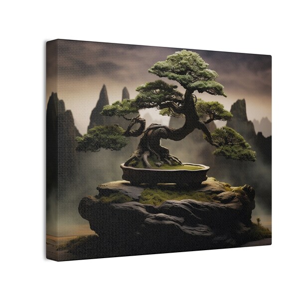 Bonsai Tree Painting - Etsy