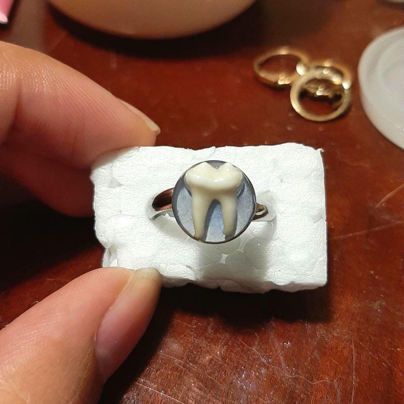 Tooth Ring - Etsy