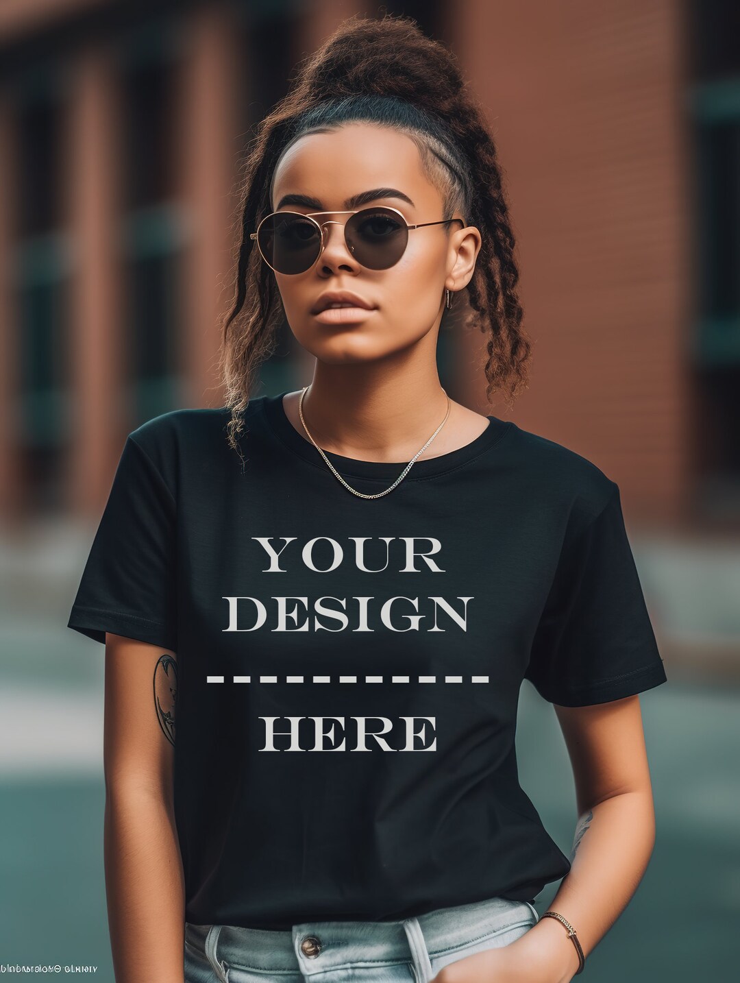 Girl Tshirt Mockup, Styled Shirt Mockup, Trendy Mockup, Womens Tee Mock ...
