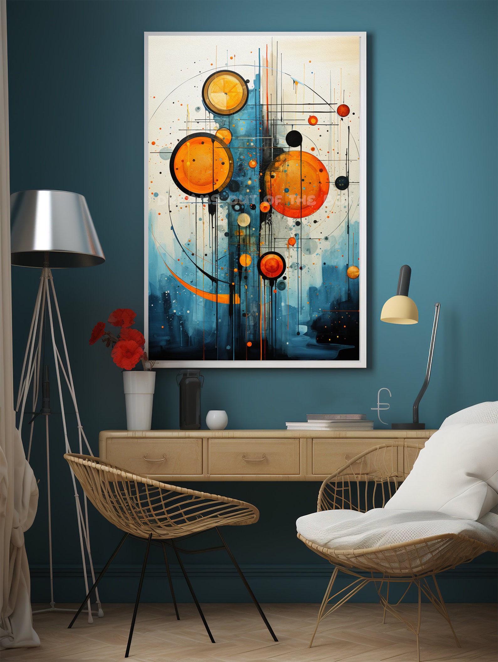 Modern Art Digital Poster, High Resolution Images,painted Effect ...