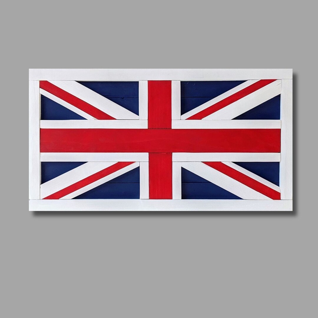 Union Jack Wall Art - 3D Handmade Wooden Union Jack - Etsy