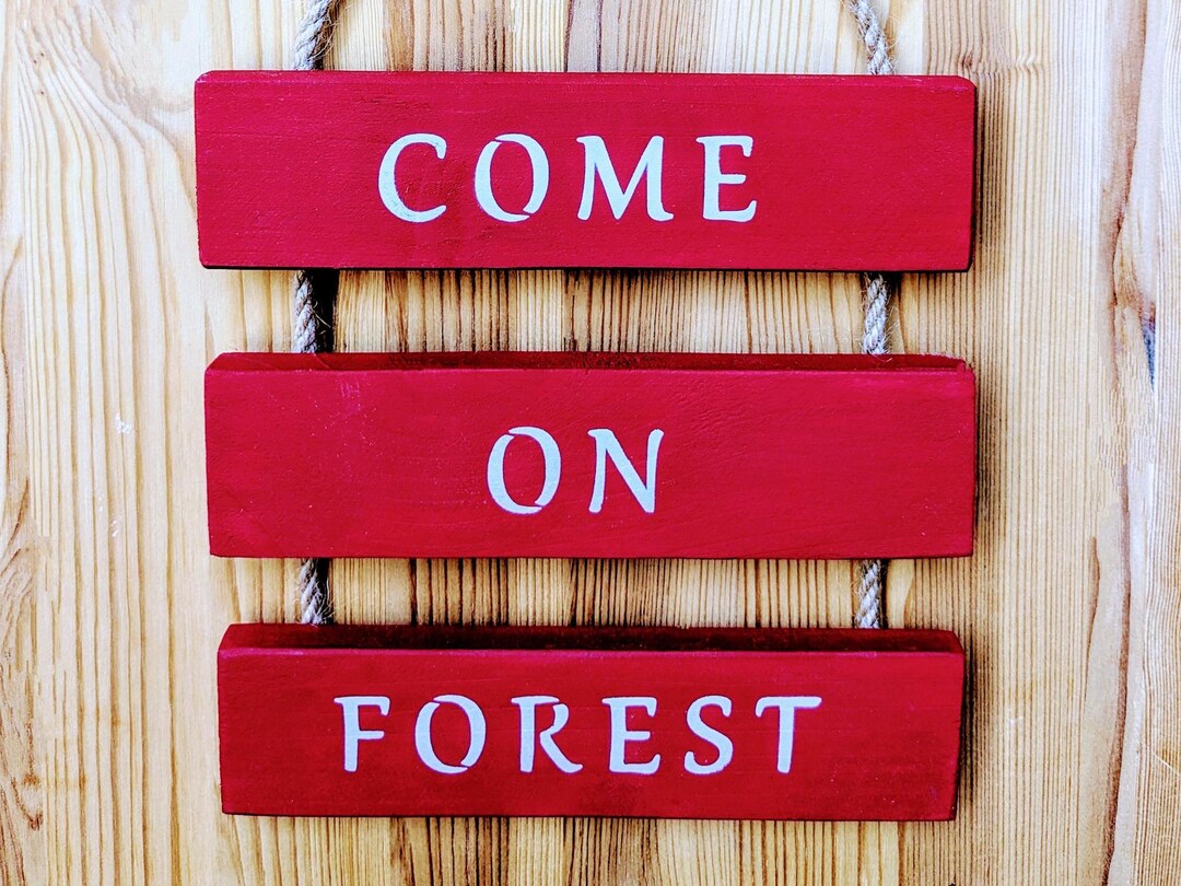 Nottingham Forest FC Inspired Wall Hanging - Come on Forest - Etsy