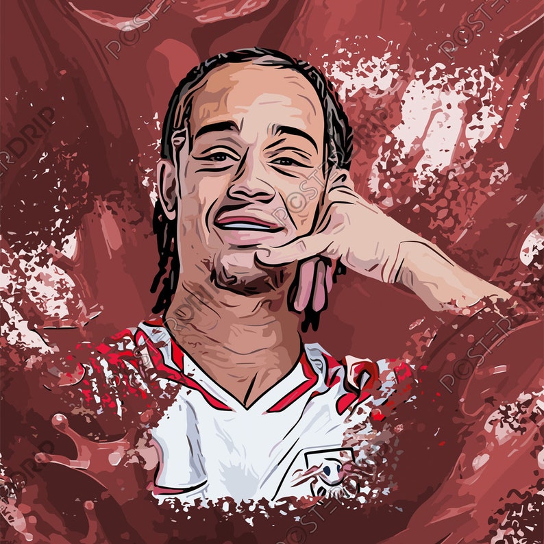 Xavi Simons Premium Poster Matt Sports Art, Office, Wall Art, Wall ...