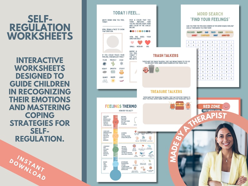 Zones of Regulation: Social Emotional Learning Bundle With Coping ...
