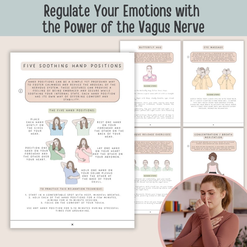 Nervous System Regulation Workbook Somatic Exercise Polyvagal - Etsy Canada