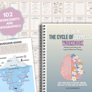 Breaking the Depression Cycle Workbook, Overcoming Anxiety, Counseling ...