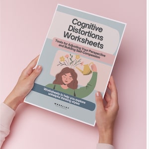 Cognitive Distortion Worksheets, Thinking Errors, Unhelpful Thinking ...