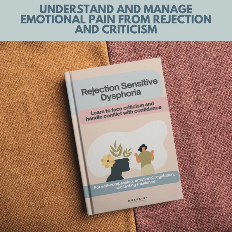 Rejection Sensitivity Dysphoria Worksheets: Emotional Regulation ...