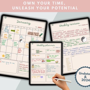 ADHD Digital Planner (made by an Adhder) for Ipad, Goodnotes + Android ...