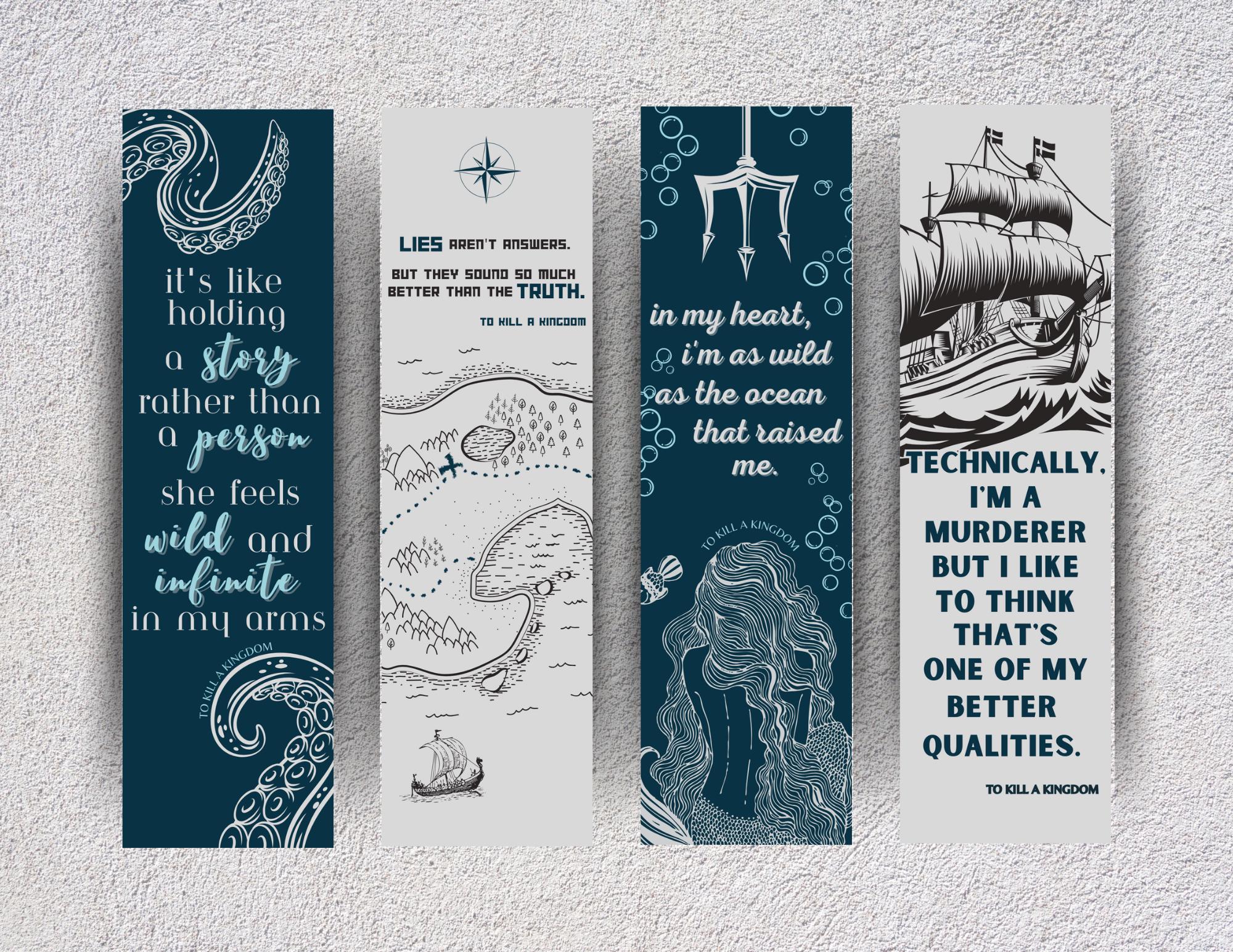 TO KILL A KINGDOM S01 | Printable Bookmarks | Set of 4 - Etsy
