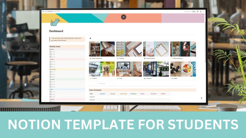 Ultimate Student Notion Template – Stay Organized! - Etsy