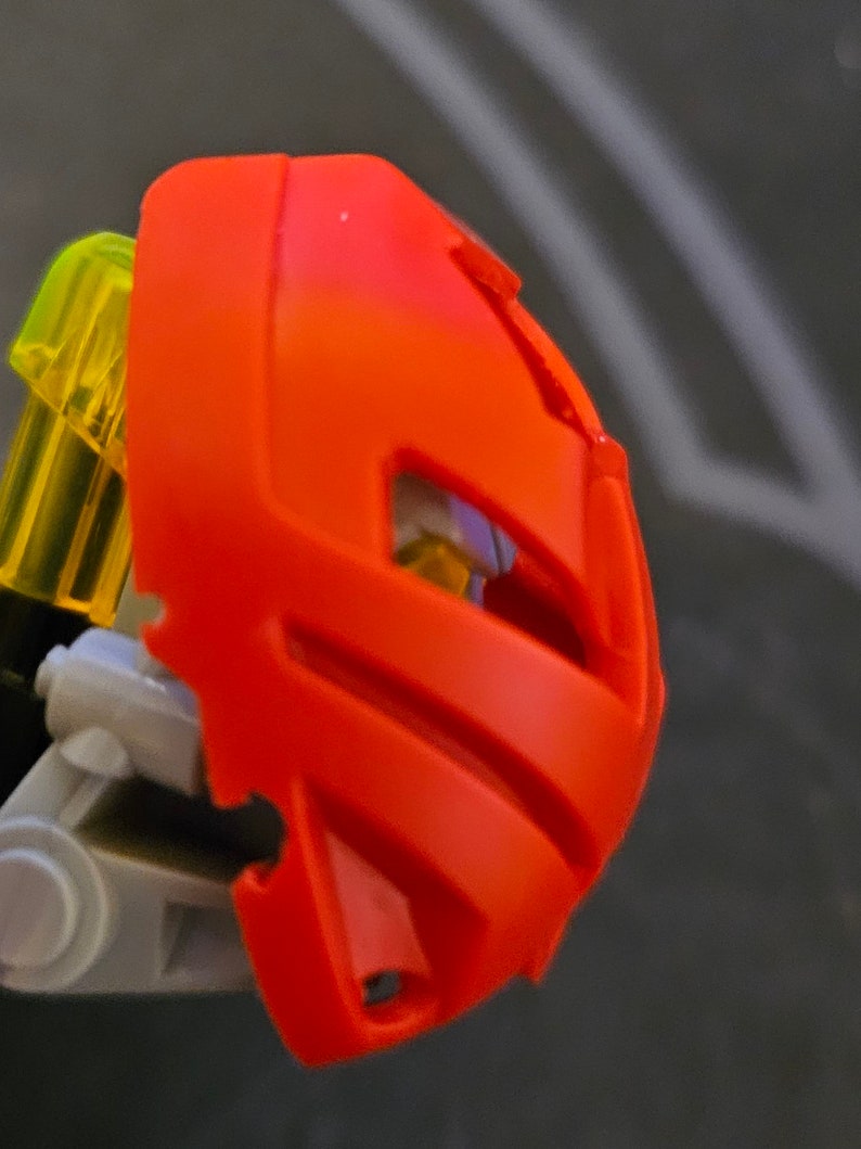 Red Noble Kanohi Ruru Resin Cast Replica MASK ONLY - Etsy