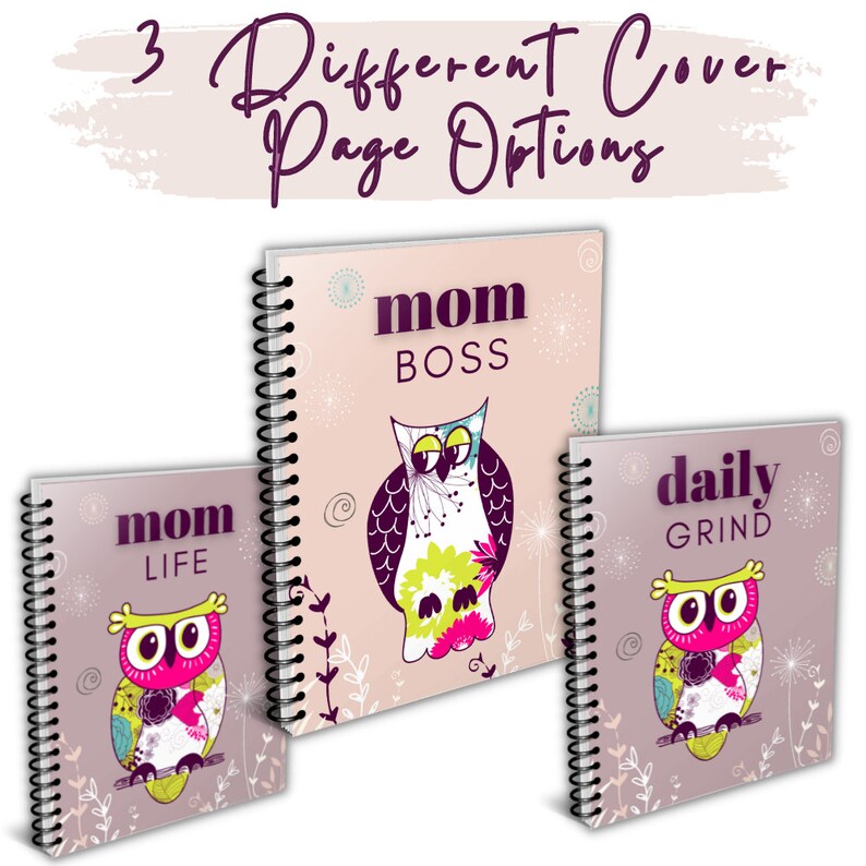 Owl Busy Mom Planner - Digital Download - Etsy