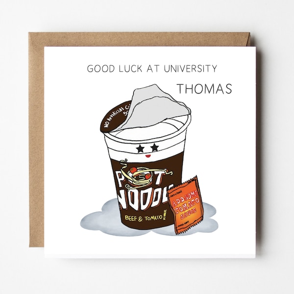 Personalised Uni Card - Etsy UK
