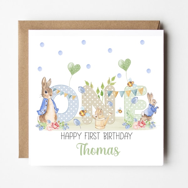 Peter Rabbit Card - Etsy UK