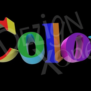 Your Custom Name or Phrase in 3D Digital Format (40 Characters Max) - Etsy