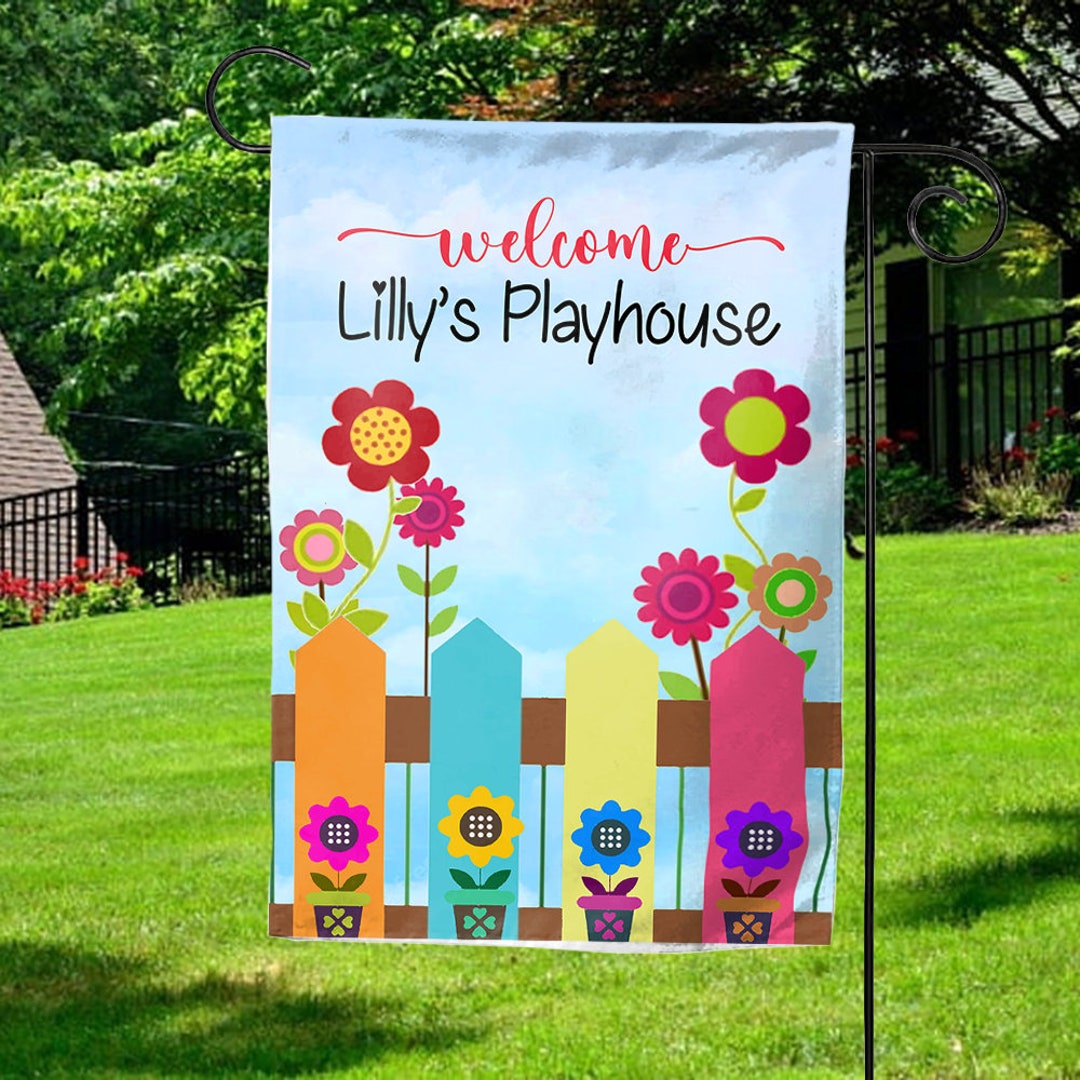 Girls Playhouse Flag Kids Tree House Flag Kids Fort Flag - Etsy