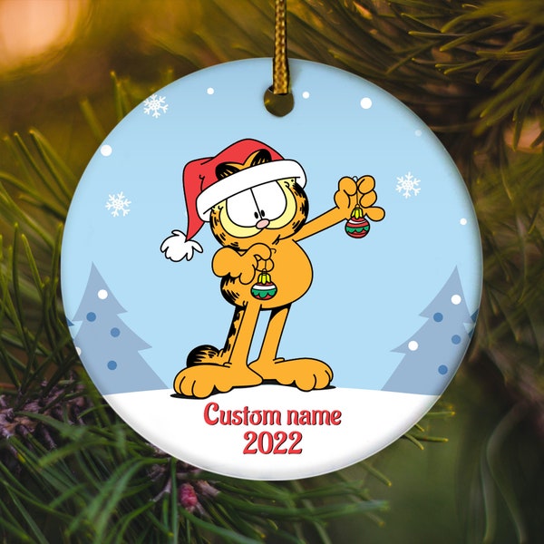 Garfield Christmas Decorations - Etsy