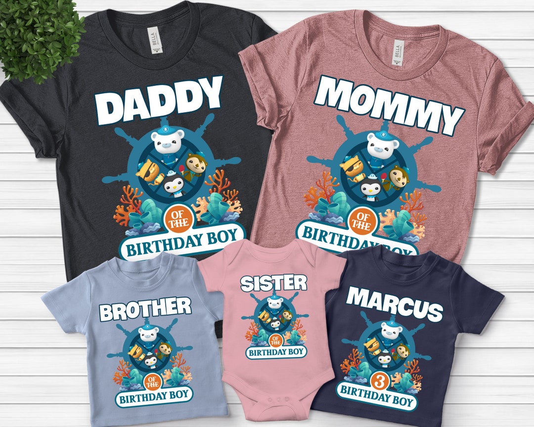 Octonauts Birthday Shirt Octonauts Theme Birthday Shirt - Etsy