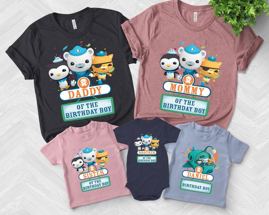 Custom Octonauts Birthday Shirt Octonauts Theme Birthday - Etsy