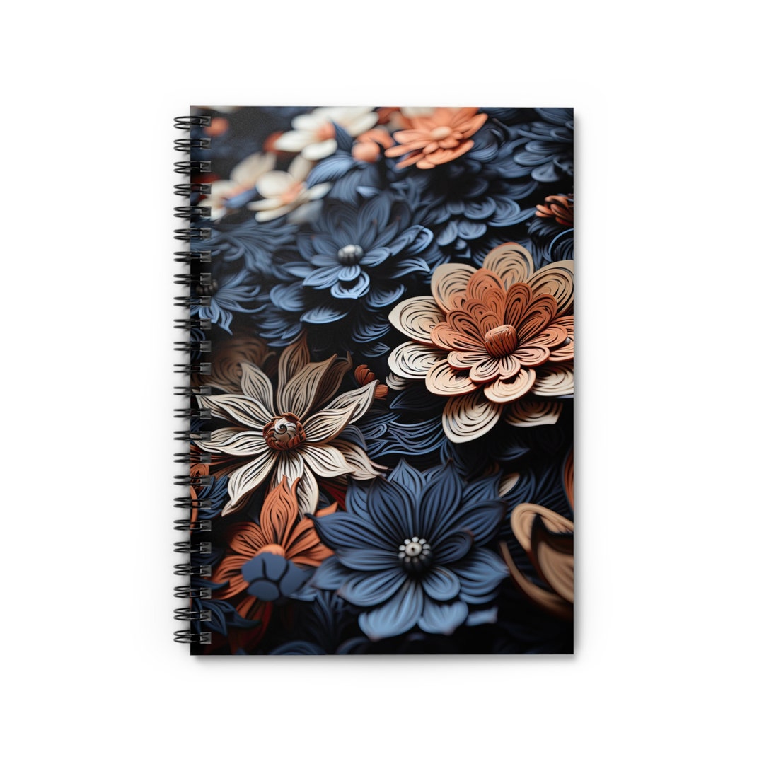 3D Cover Spiral Notebook, Motivational Journal, Writing Pad, A5 Journal ...