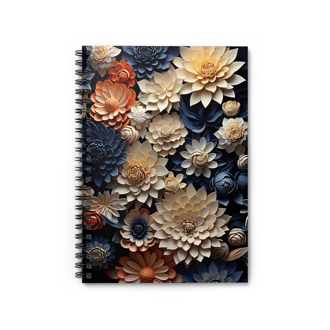 3D Cover Spiral Notebook, Motivational Journal, Writing Pad, A5 Journal ...