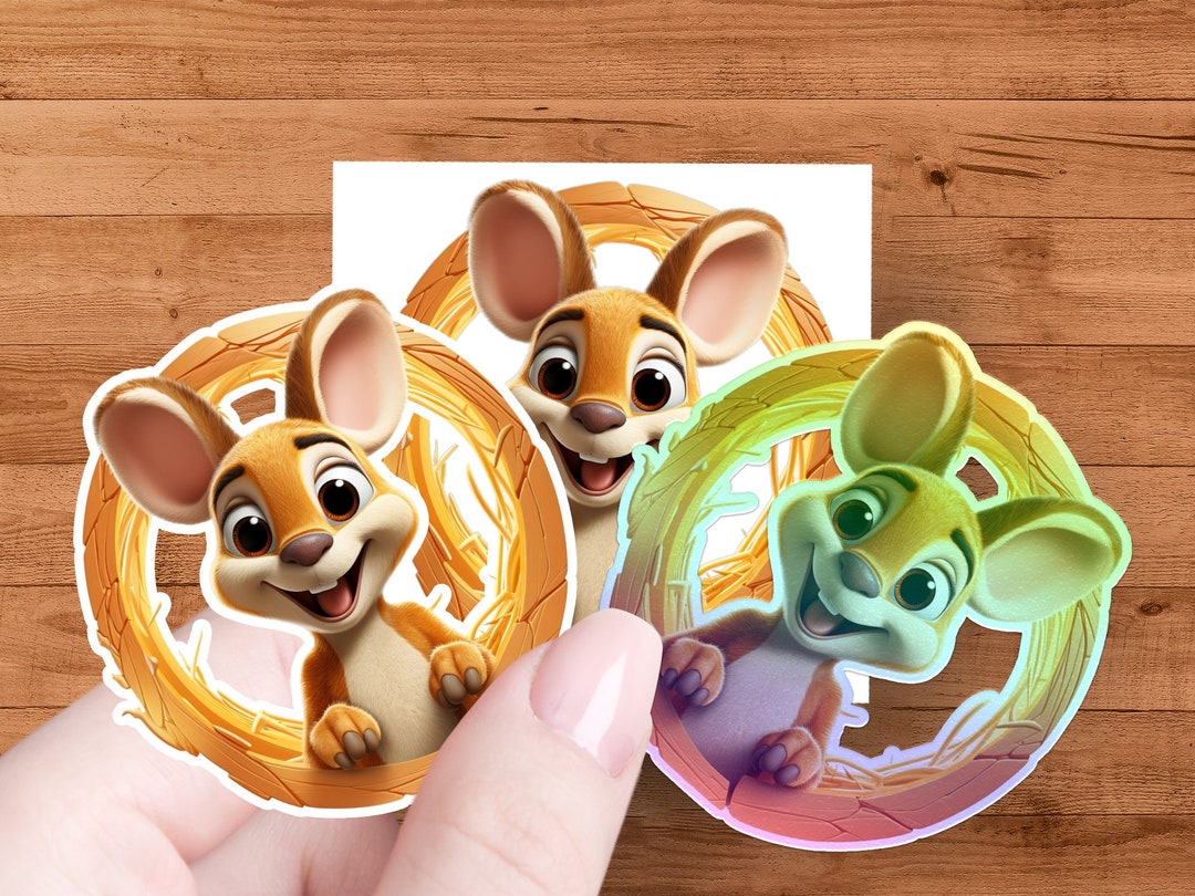 Kangaroo Sticker, Window Decal, Car Decal, Vinyl Decal, Animal Lover ...