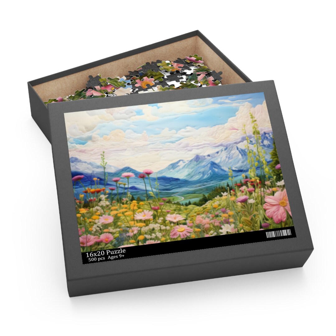 Mountain Landscape Puzzle 120, 252, 500-piece - Etsy