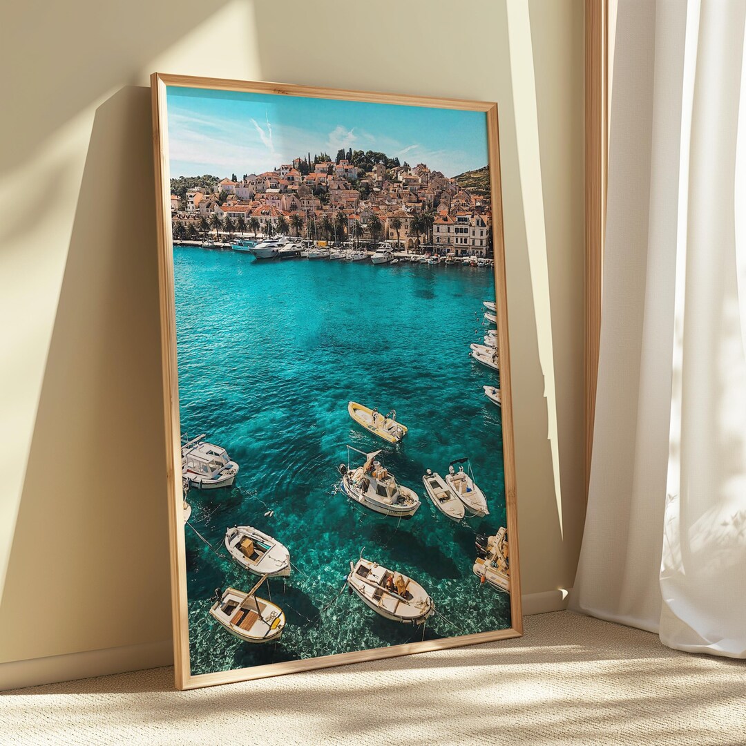Hvar Coast Print – Croatia Coastal Photography | Croatia Print Instant ...