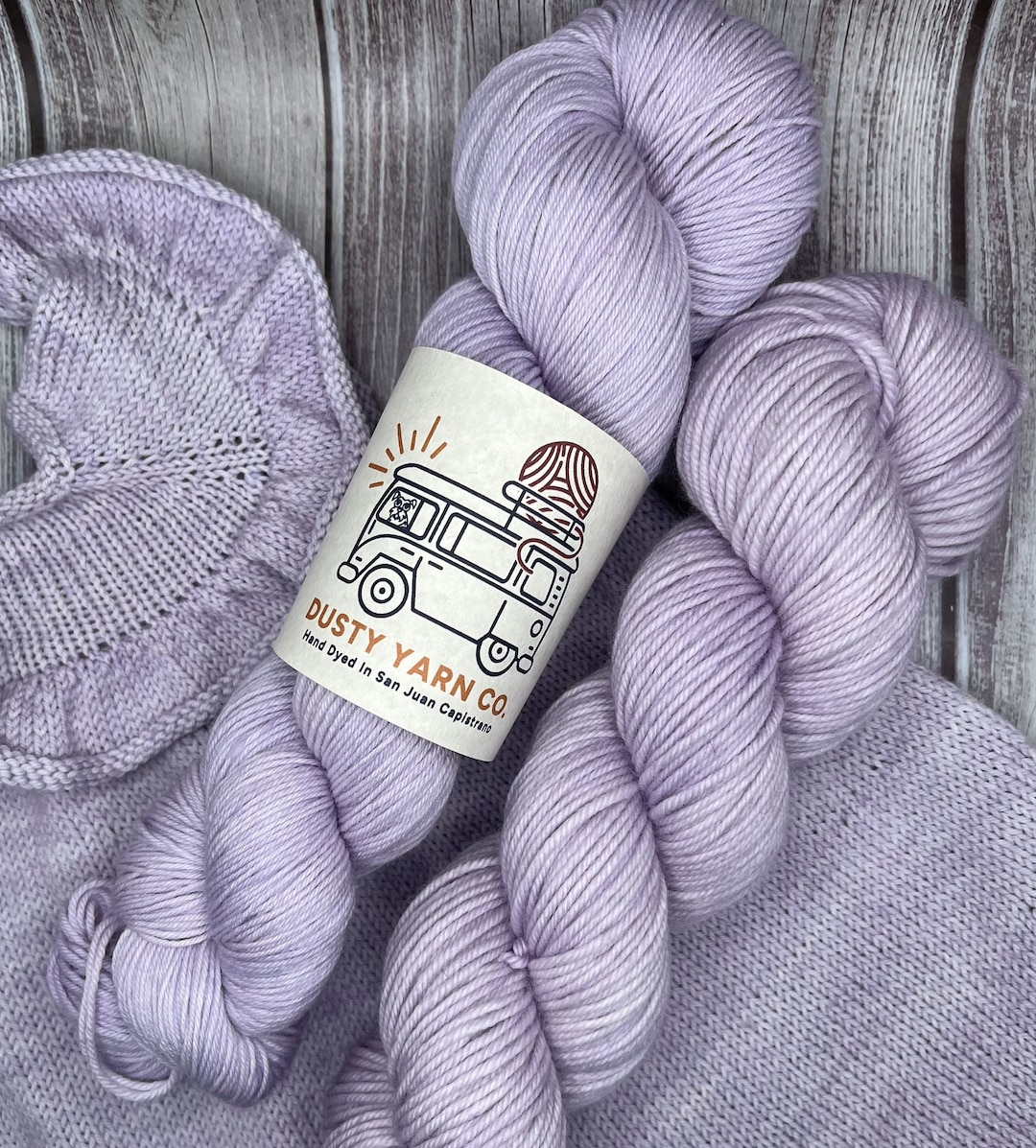 LAVENDER HAZE - Hand Dyed Yarn - Indie Dyed Yarn, Lavender, Purple ...