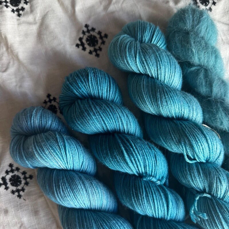 Teal Yarn - Etsy