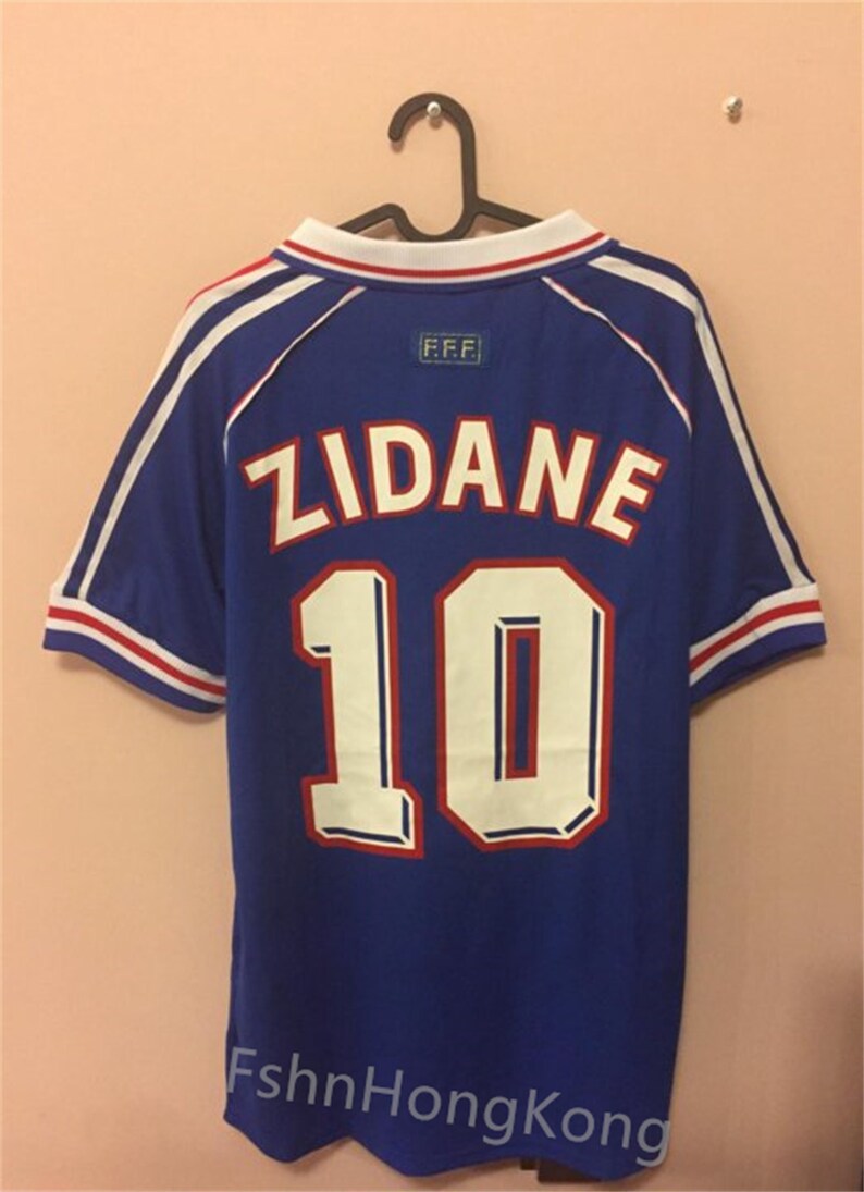 Maillot rétro France 1998 Zidane coupe du monde - Etsy France